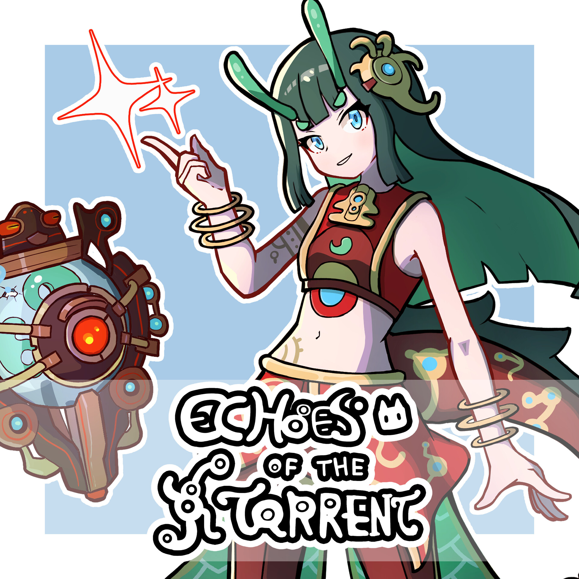 ArtStation - Echoes Of The Torrent - A Mysterious Lady