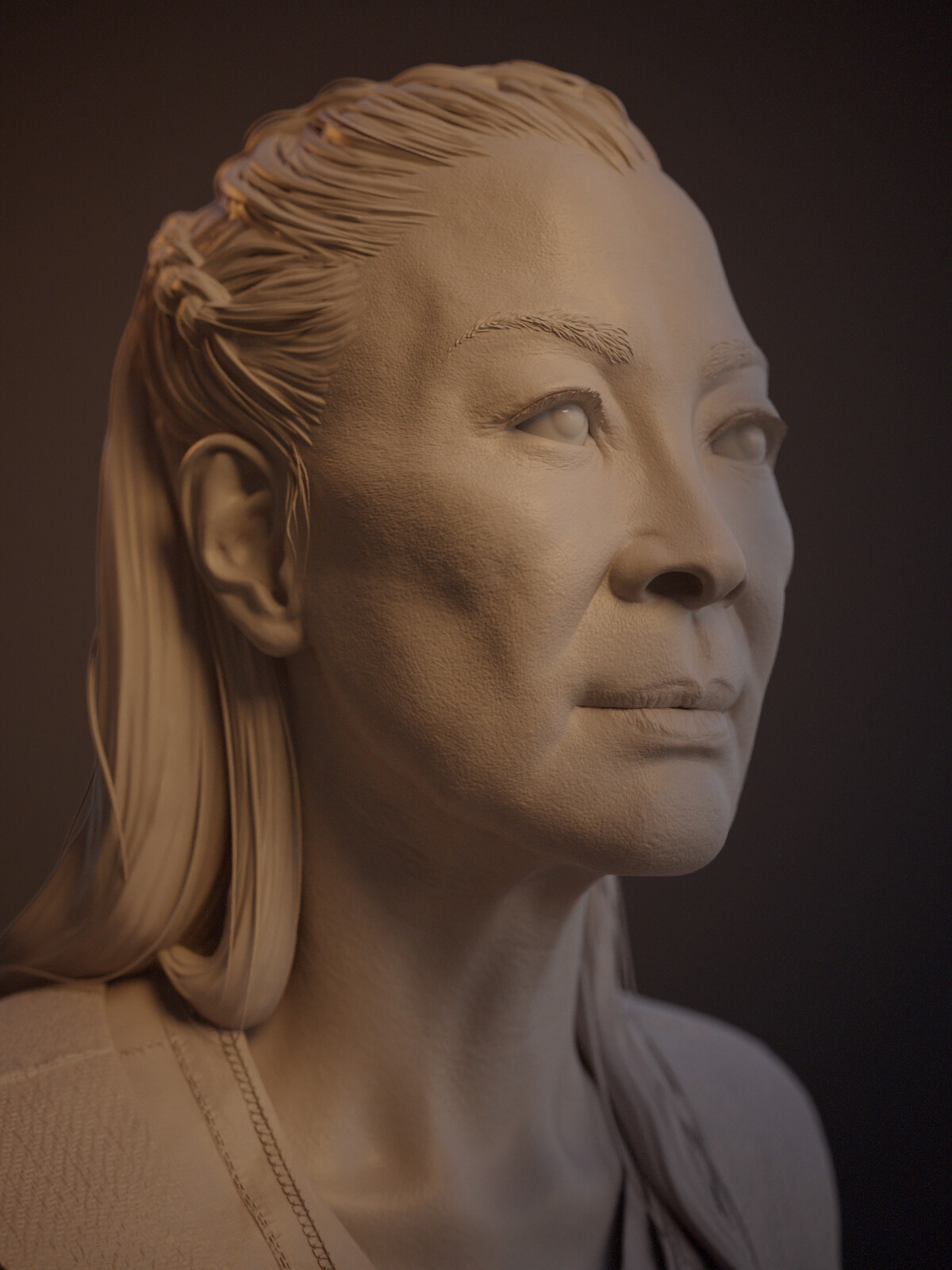 ArtStation - Michelle Yeoh - Sculpt