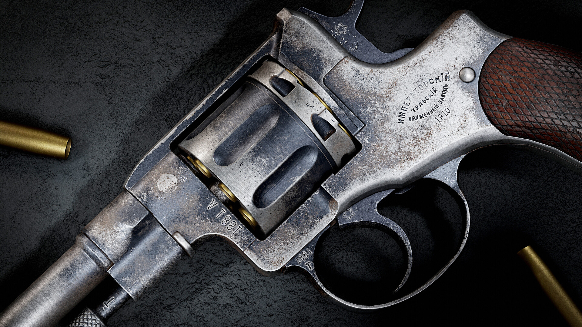 ArtStation - Revolver Nagant 1910