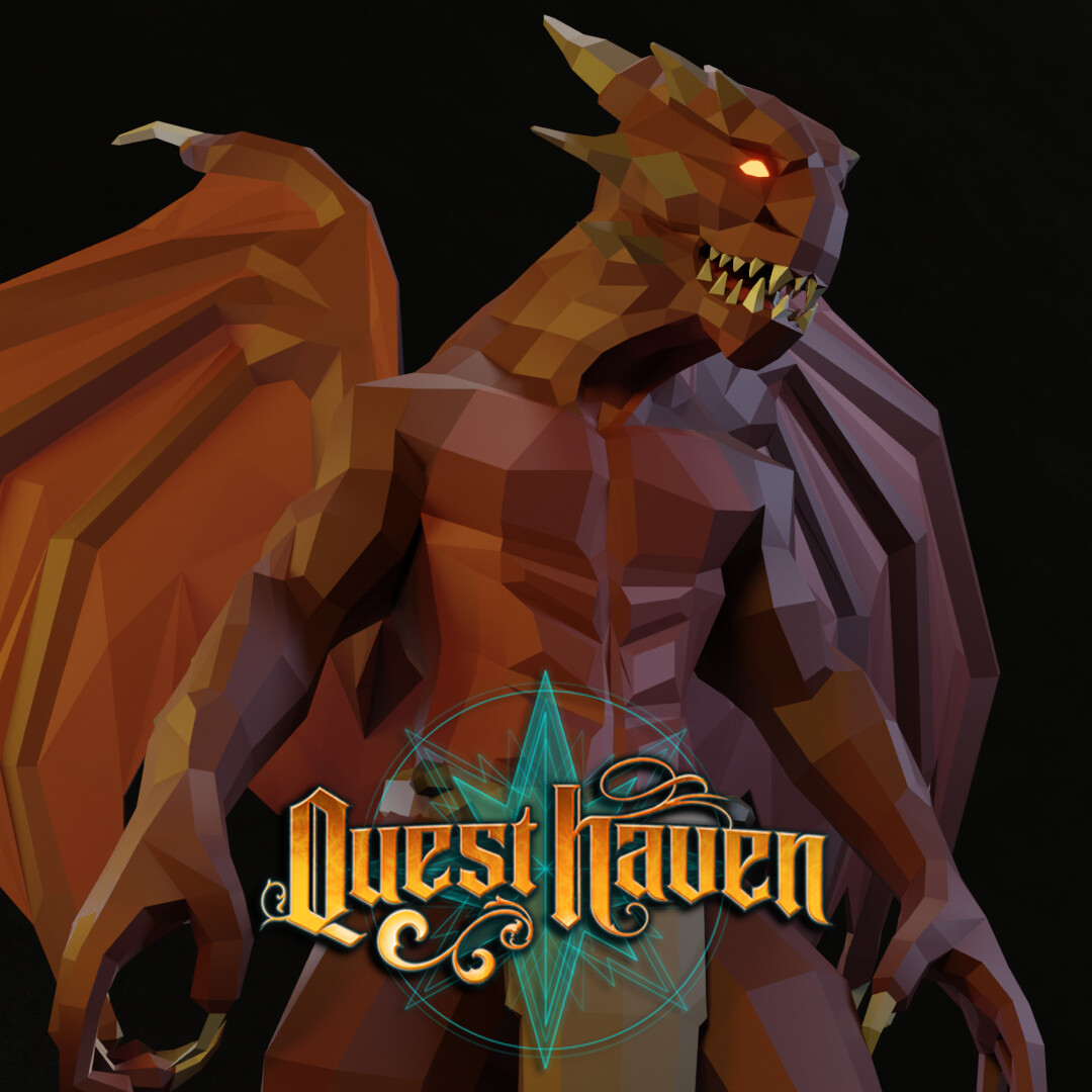 ArtStation - Quest Haven: Weredragon