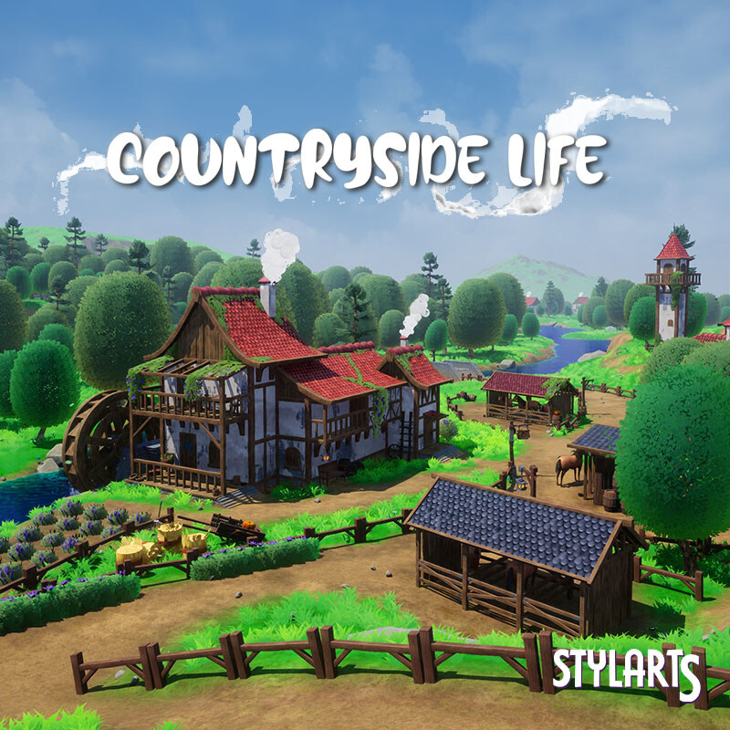 ArtStation - Stylized Countryside Life