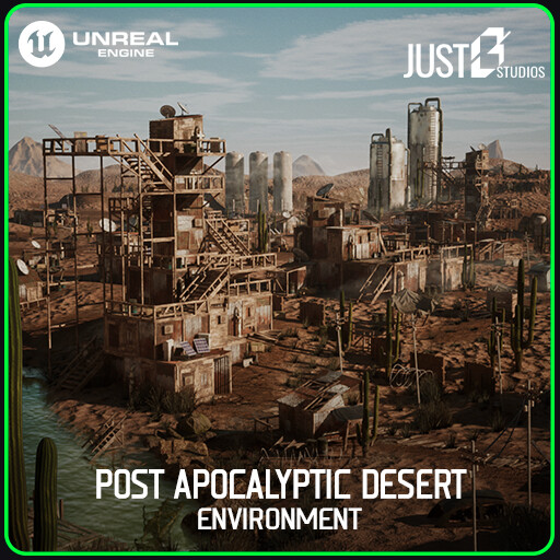 ArtStation - POST APOCALYPTIC DESERT ENVIRONMENT / UNREAL ENGINE