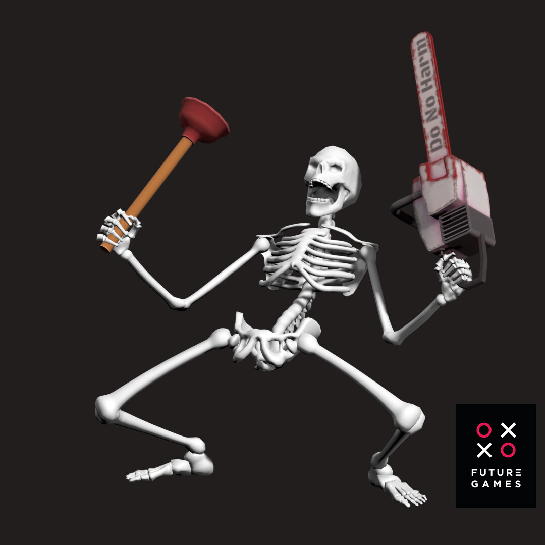 ArtStation - Animated Skeleton and Doctor