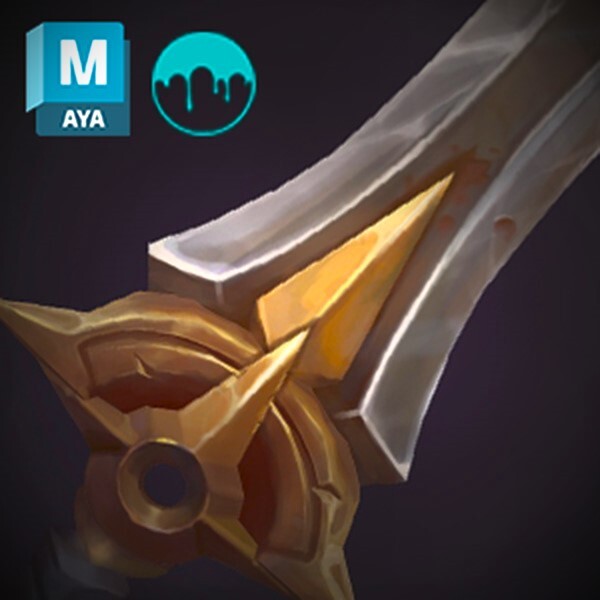 ArtStation - Valiant sword - Handpainted