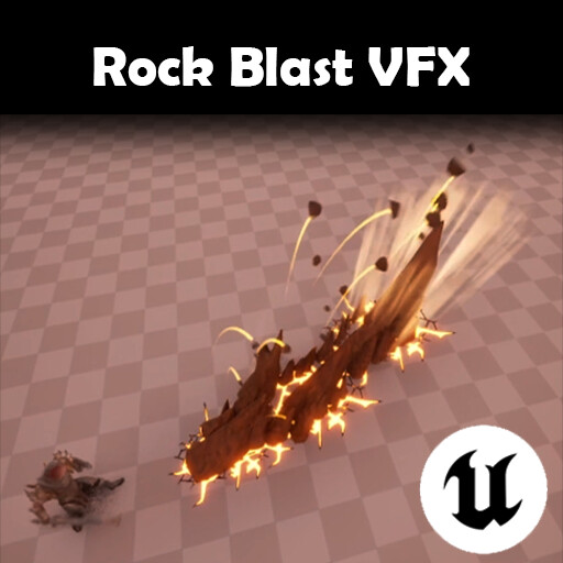 ArtStation - Rock Blast VFX
