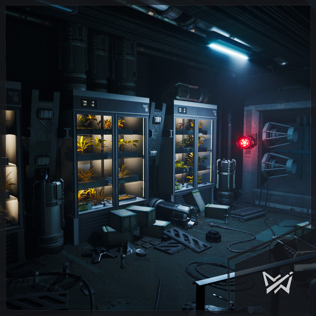 ArtStation - Sci-Fi corridors - UE5 | Gamedev Bootcamp | Isaev Workshop