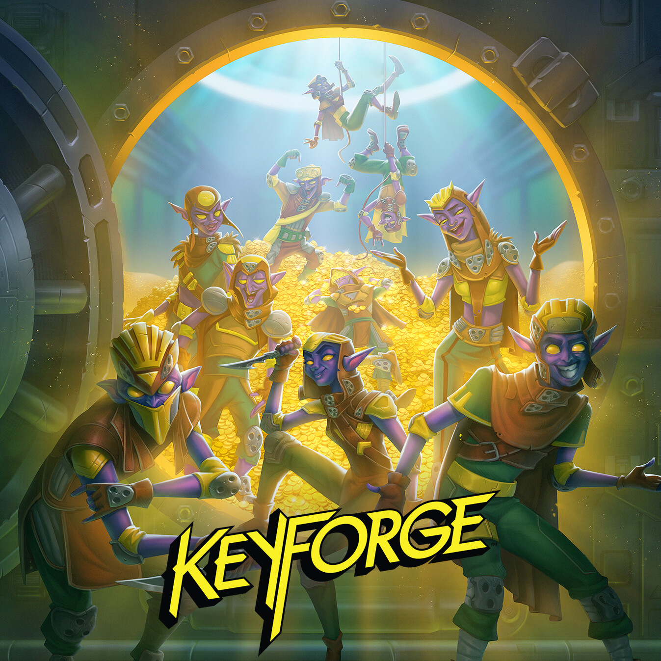 ArtStation - Keyforge "Gigantic: Shadows"