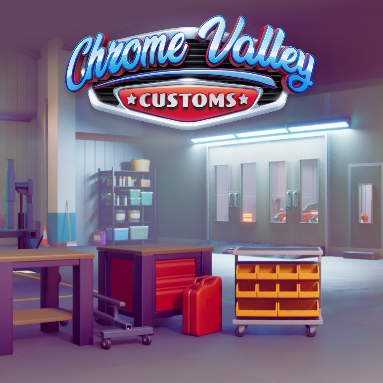 ArtStation - Chrome Valley Customs - Game Art