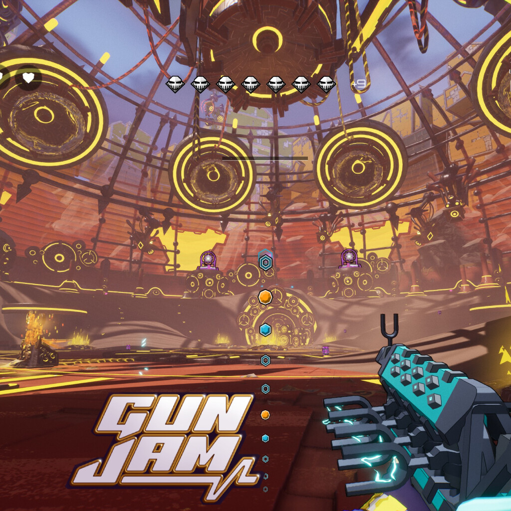 ArtStation - GUN JAM - Gun Jam Arena - Environment Art