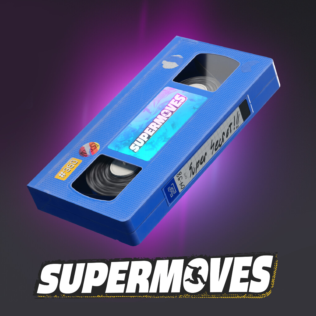 ArtStation - Supermoves VHS Tape Collectible