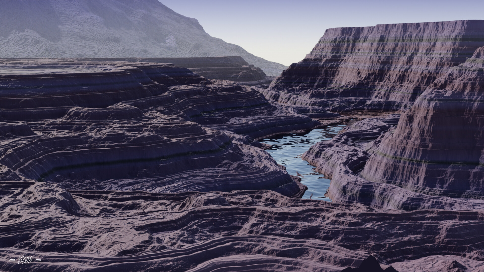 ArtStation - Node Based Alien Terrain - Concept