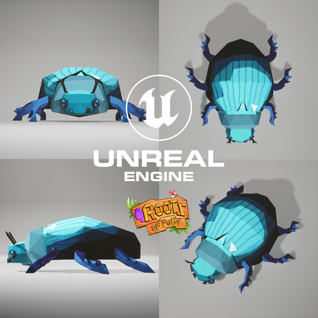 ArtStation - DungBeetle gameplay animations