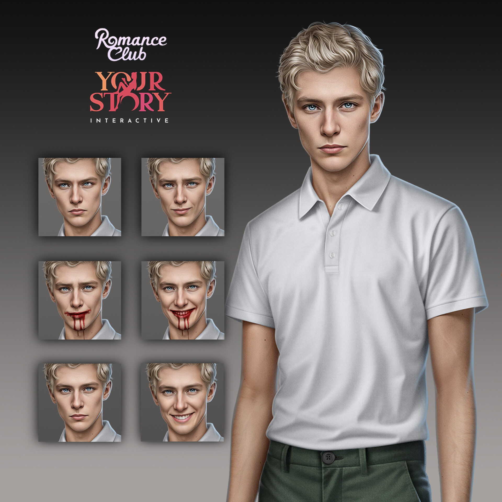 ArtStation - Character visual novel: Romance Club