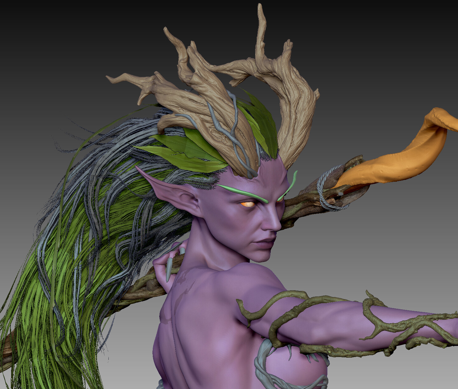 ArtStation - Dryad WIP