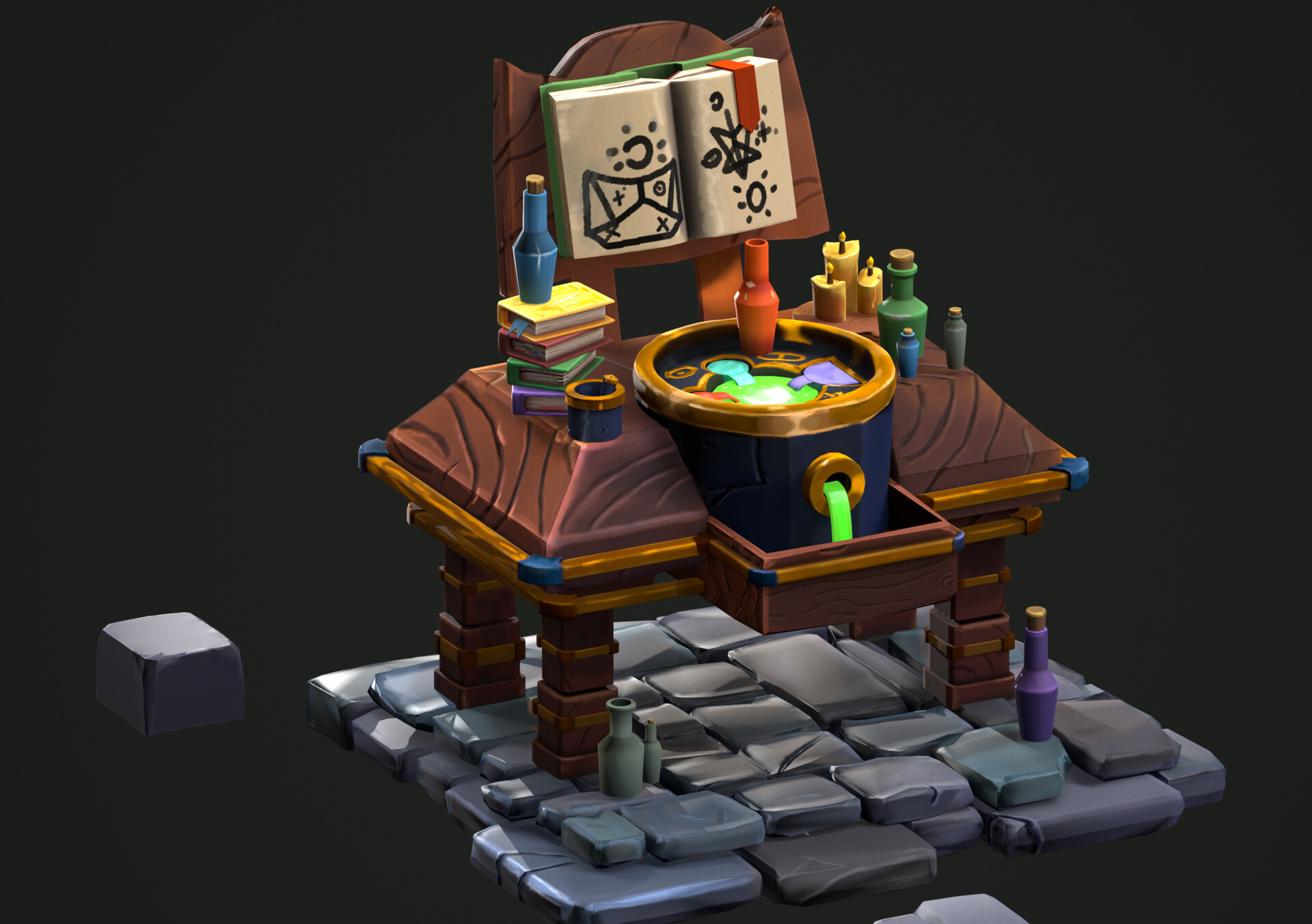 ArtStation - Handpainted Alchemy Lab