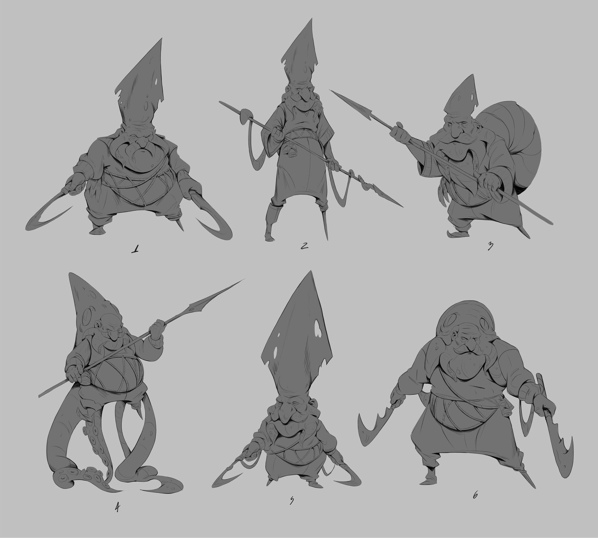 ArtStation - Shape Practice Sketch- character design