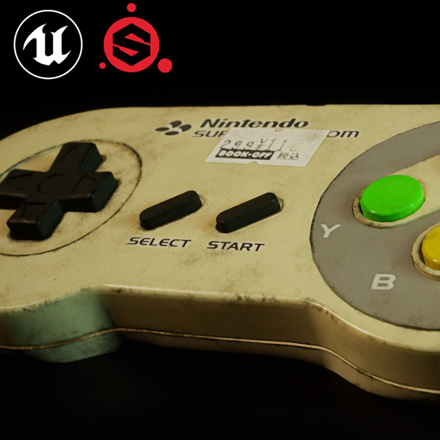 ArtStation - Old Nintendo Controller