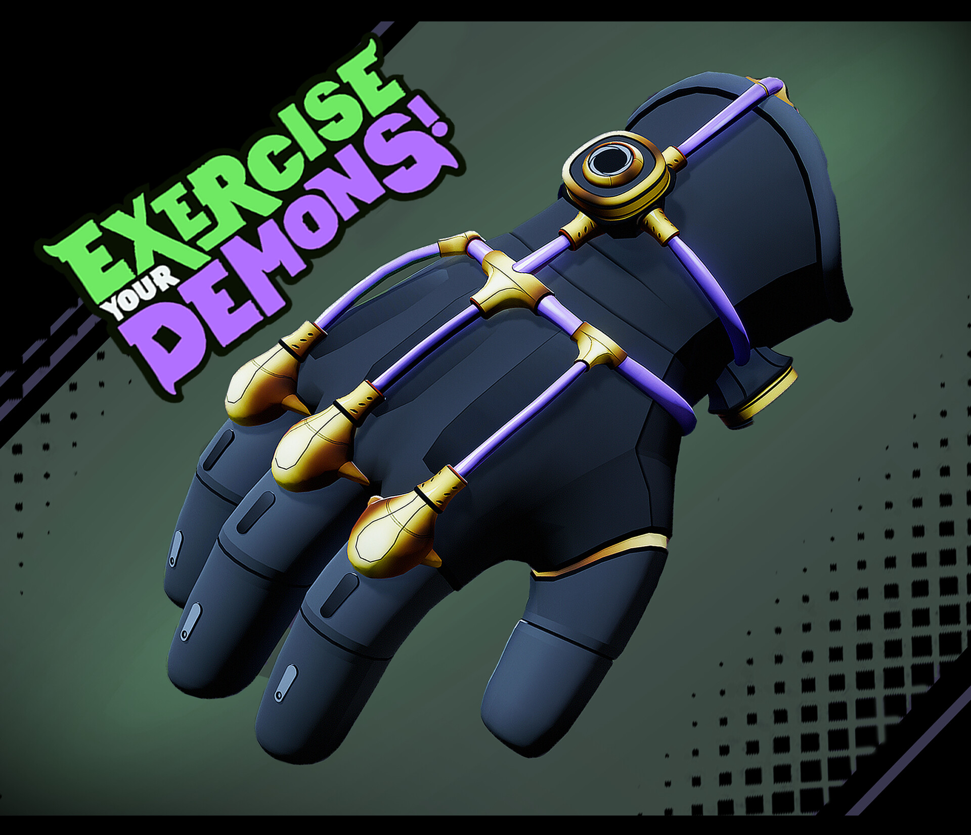 ArtStation - Exercise your Demons! - VR Props Pt.1