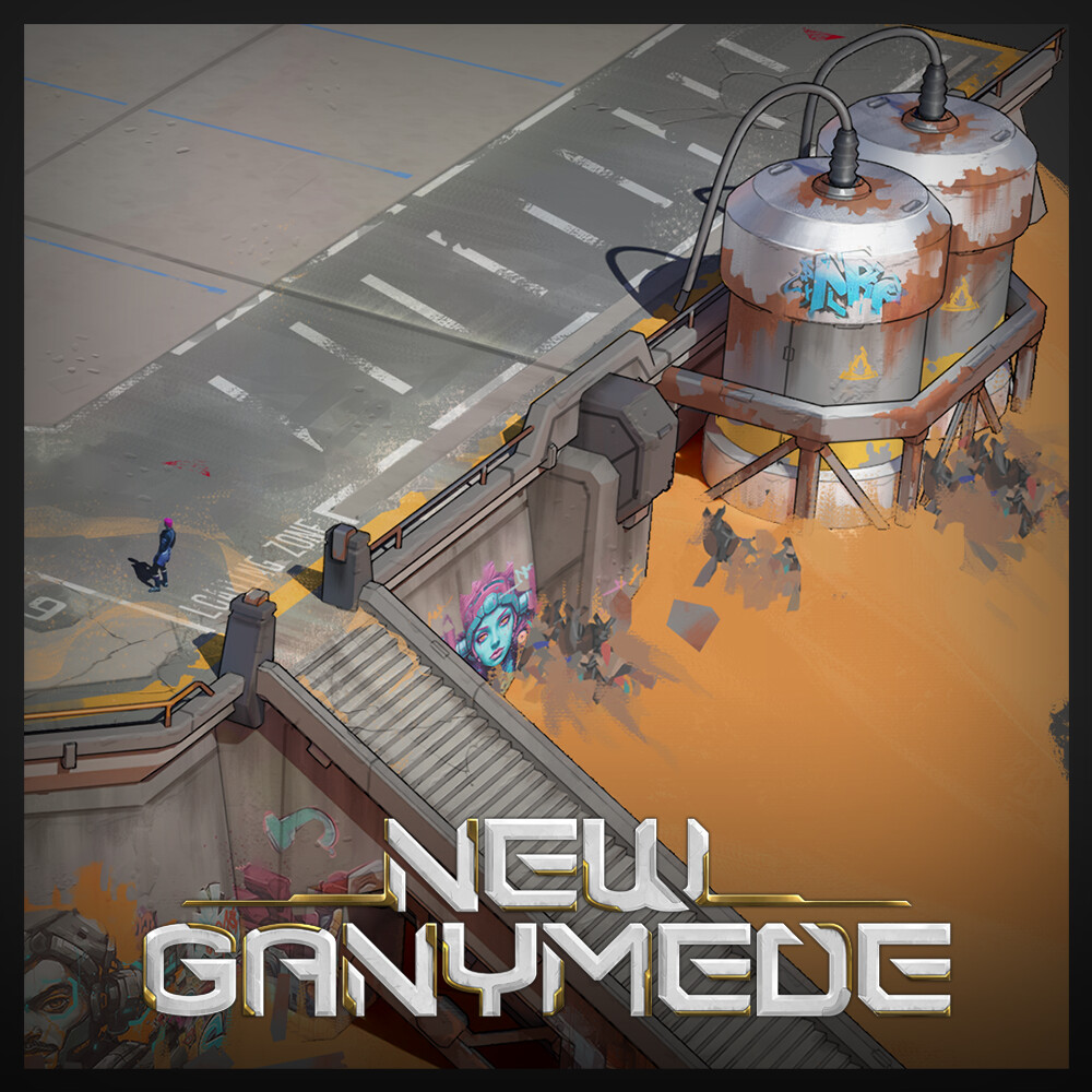 ArtStation - Player Housing District - Platforms, Props & Level Design