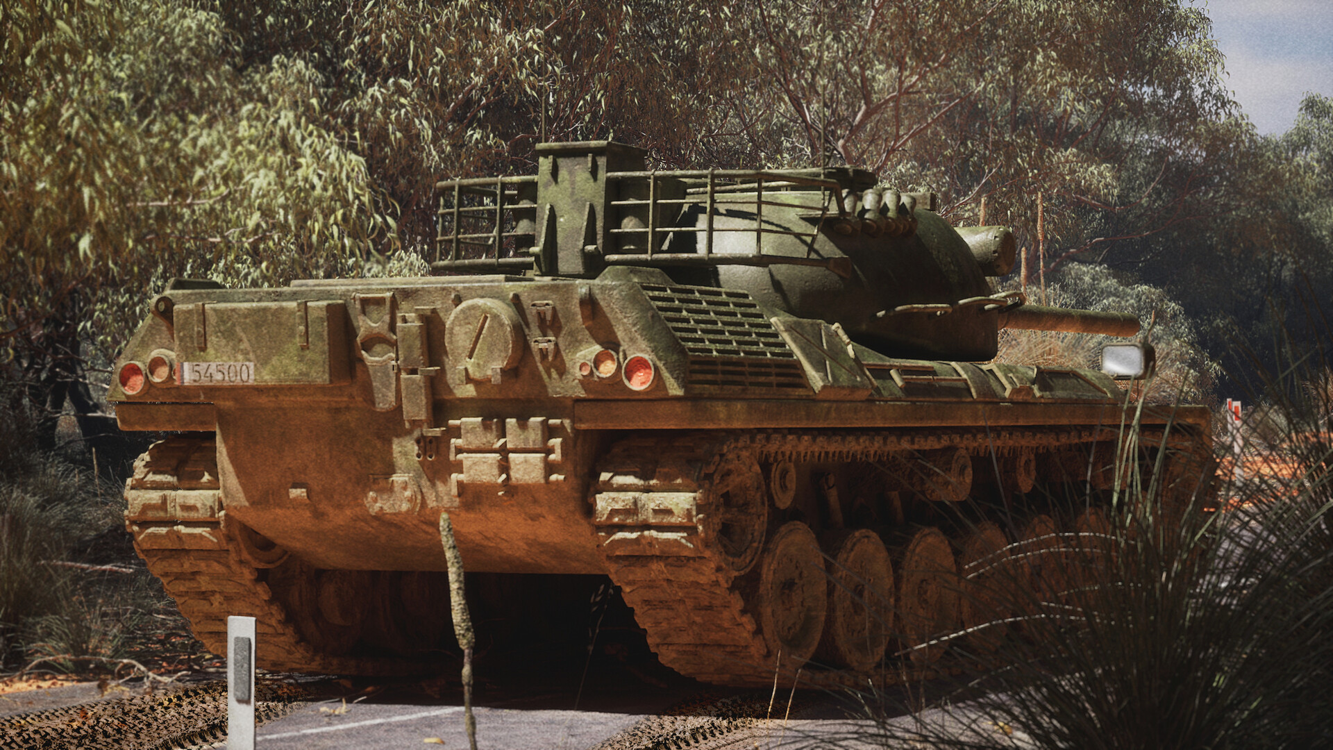 ArtStation - Leopard 1 Tank
