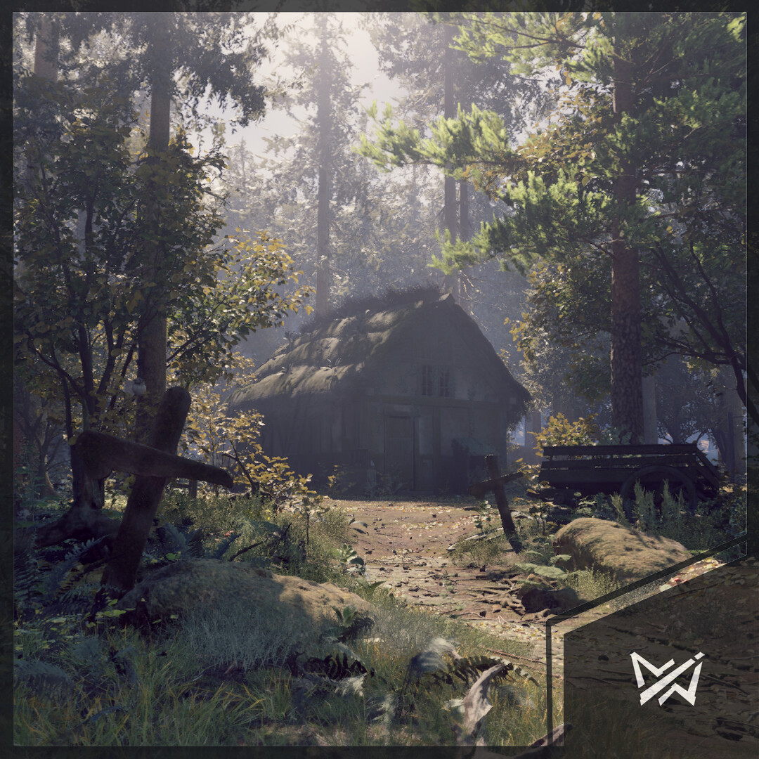 ArtStation - Forest Cabin- UE5 | Gamedev Bootcamp | Isaev Workshop