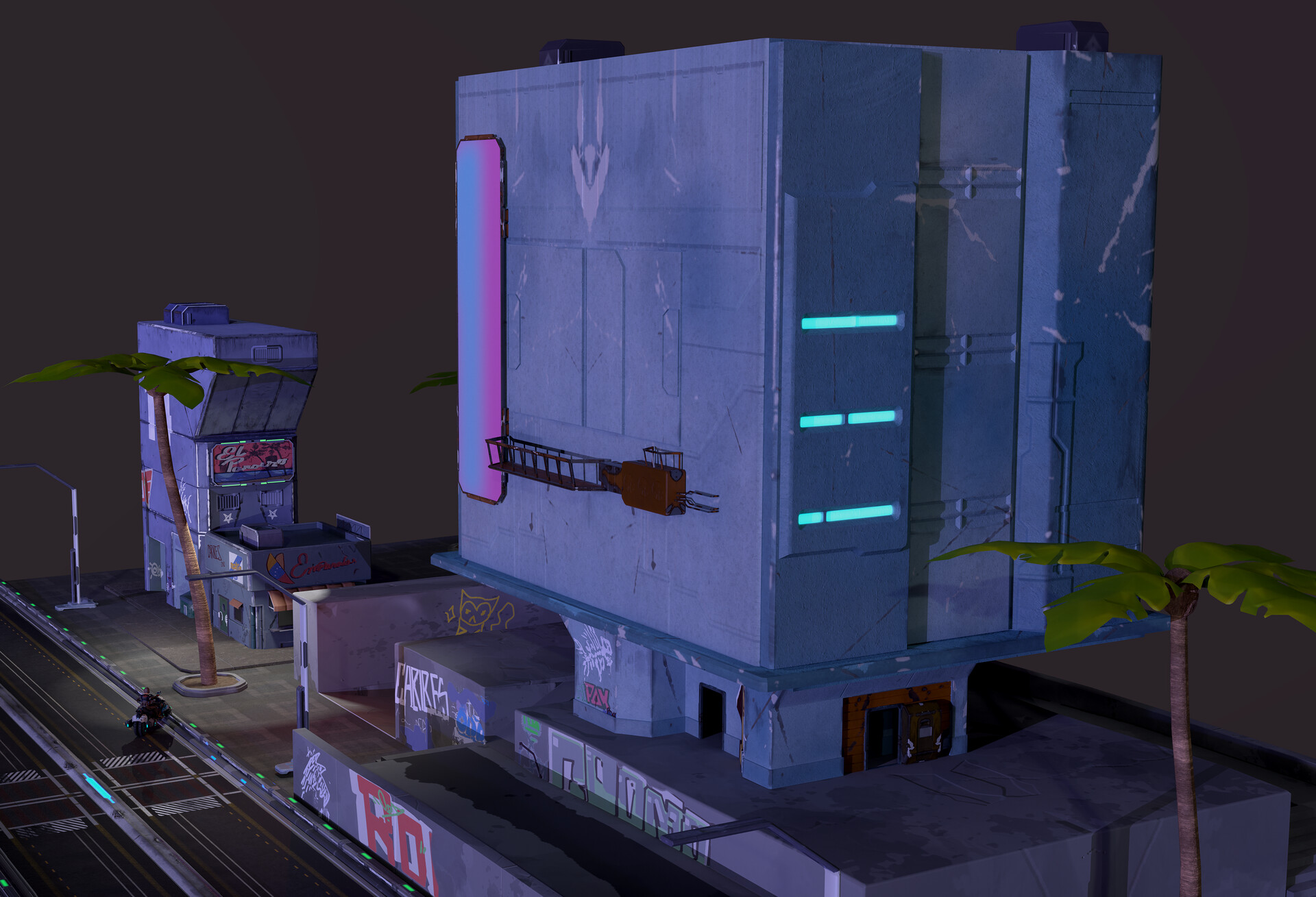 ArtStation - CyberCity Z-Zone