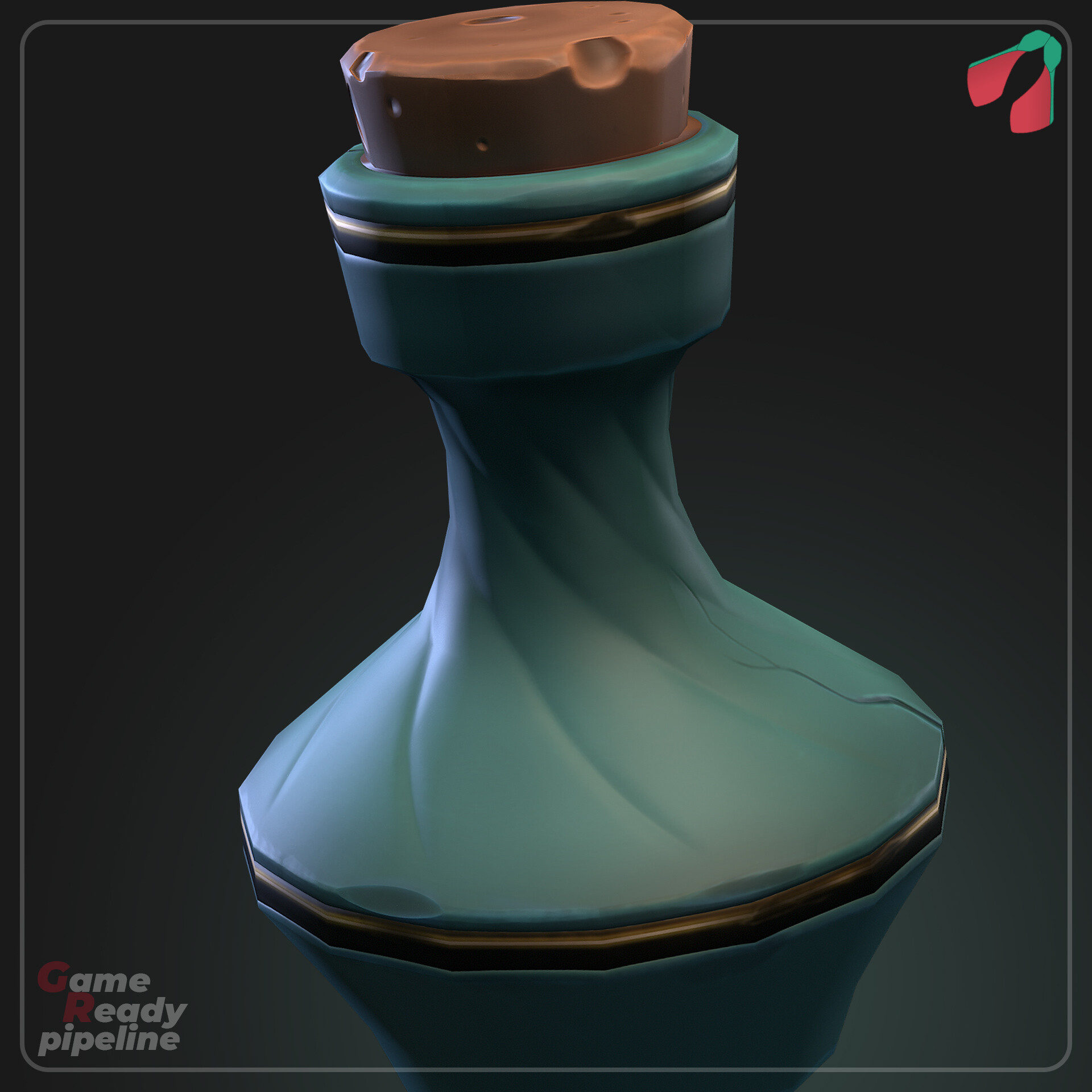 ArtStation - Stylized Potion Bottle