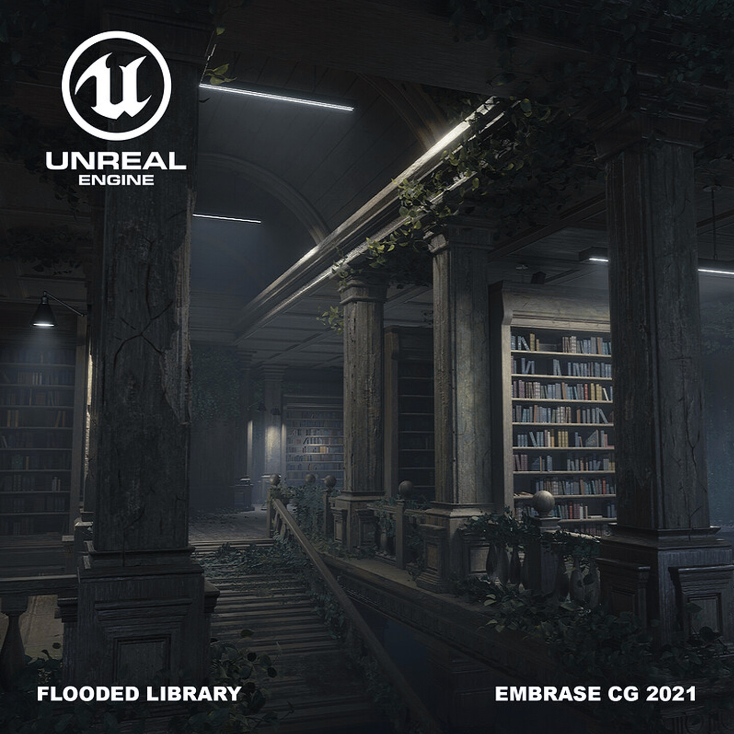 ArtStation - Flooded Library