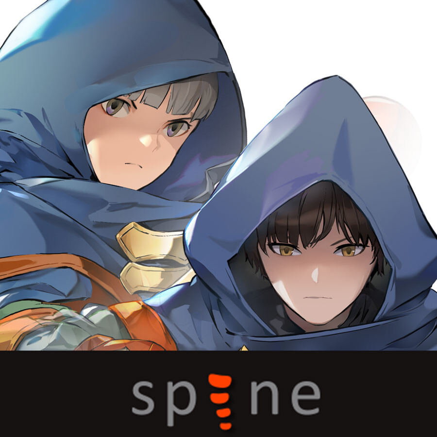 ArtStation - Magician & Magic Swordsman (Spine2D)