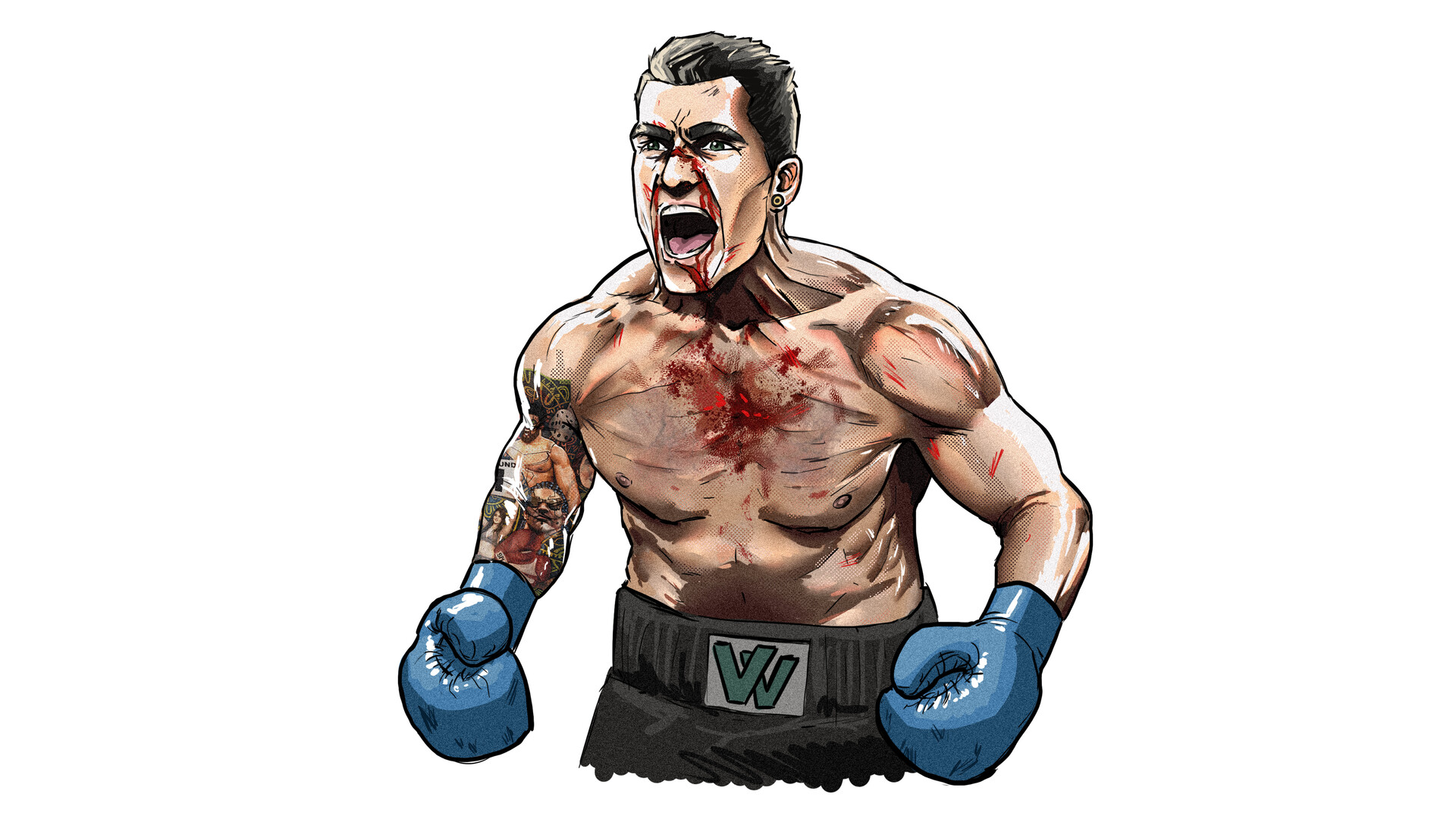 ArtStation - Viktor Vektor Cyberpunk 2077 Fanart