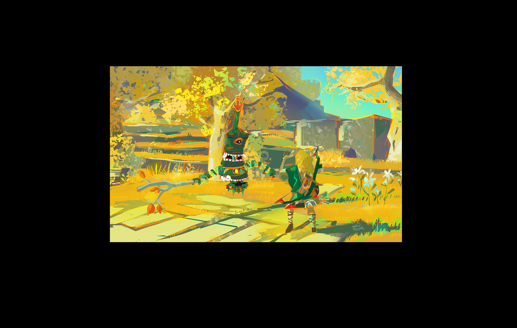 ArtStation - Angry construct Totk study