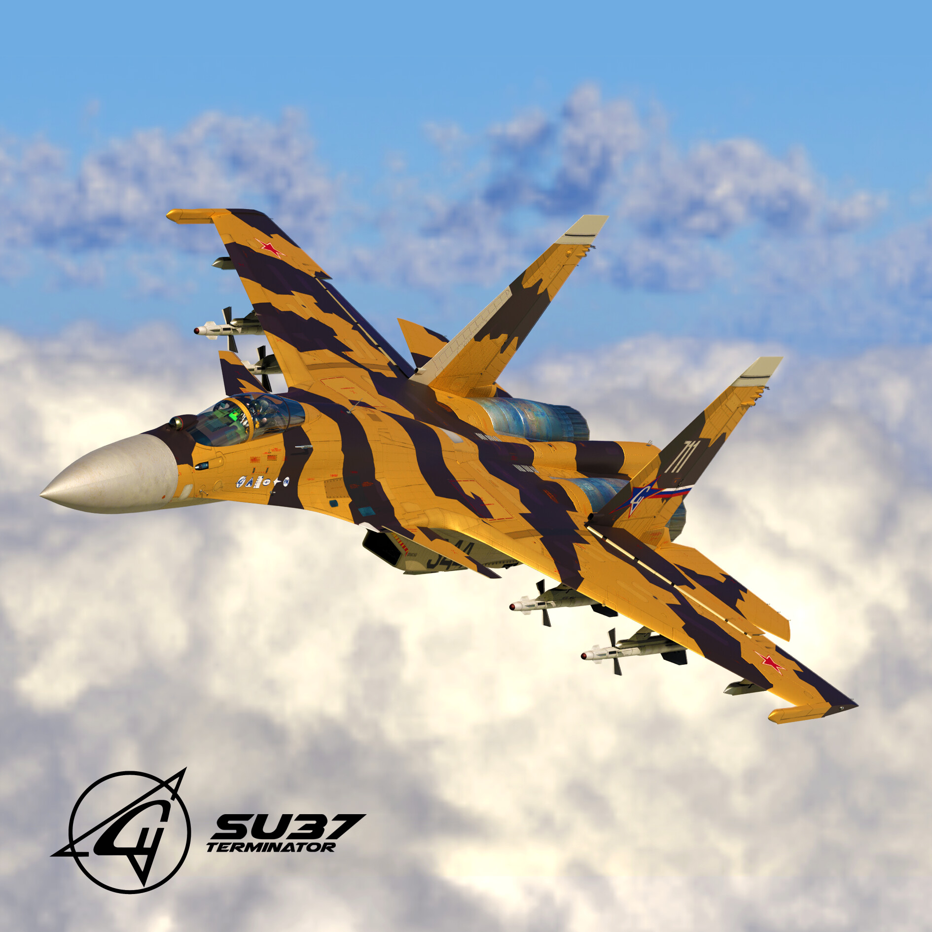 ArtStation - Su-37 Terminator