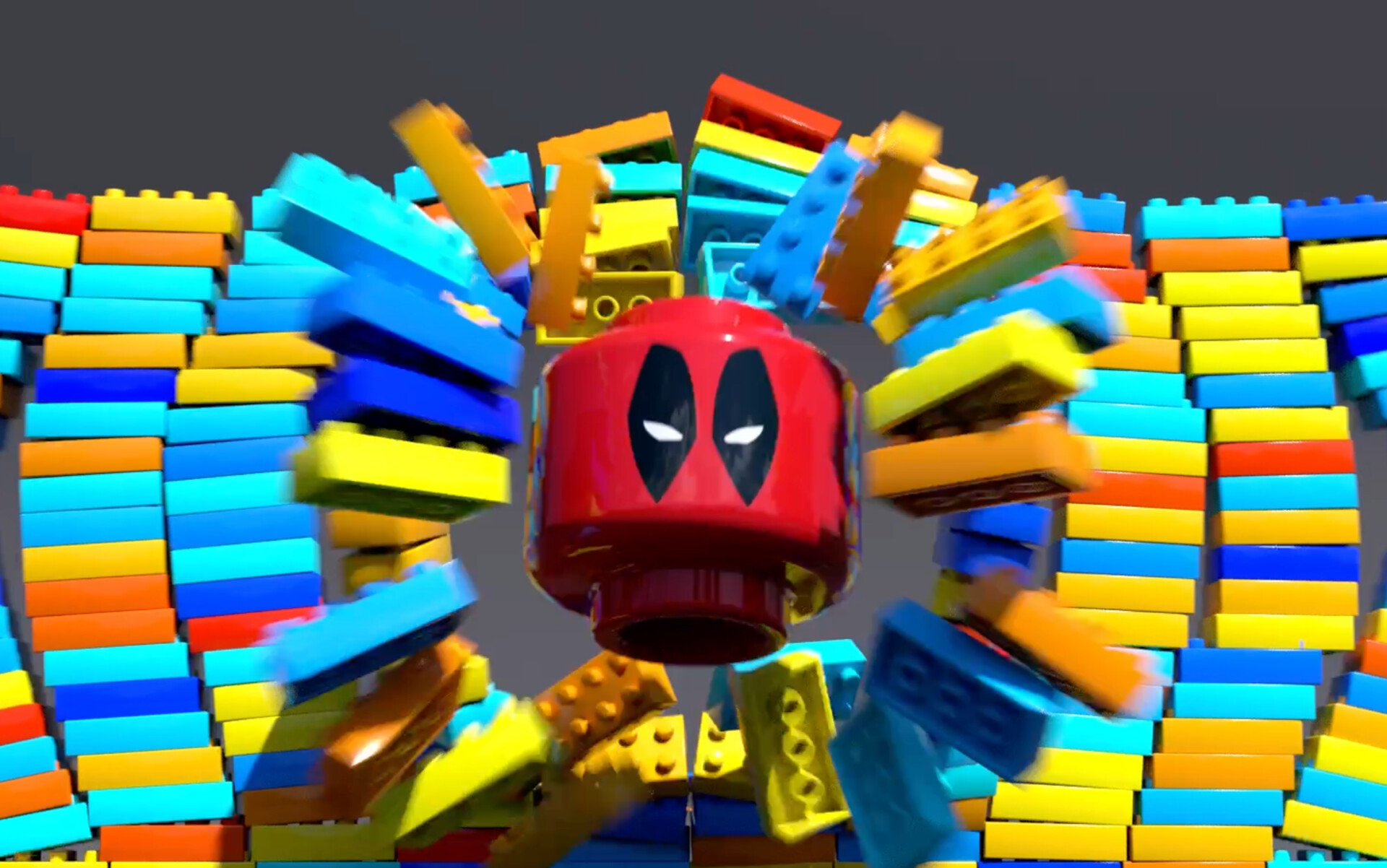 ArtStation - Lego Wall Deadpool