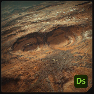 ArtStation - Alien Planet Layered Terrain Substances