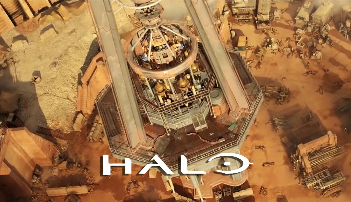 ArtStation - HALO : - Madrigal Tower Modelling