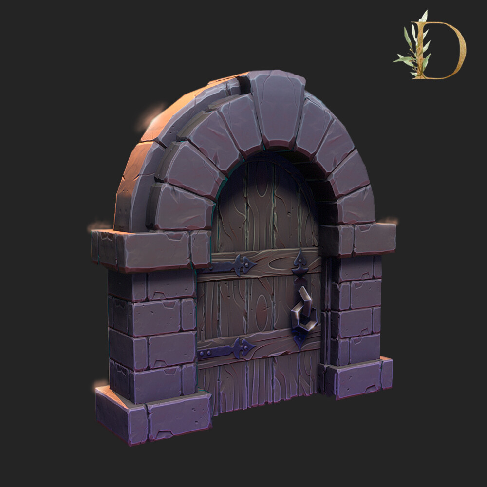 ArtStation - Stylized Door ( Game ready)