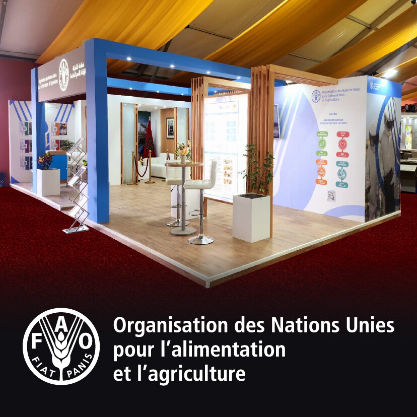 ArtStation - DESIGN STAND FAO POUR SIDATTES 2024