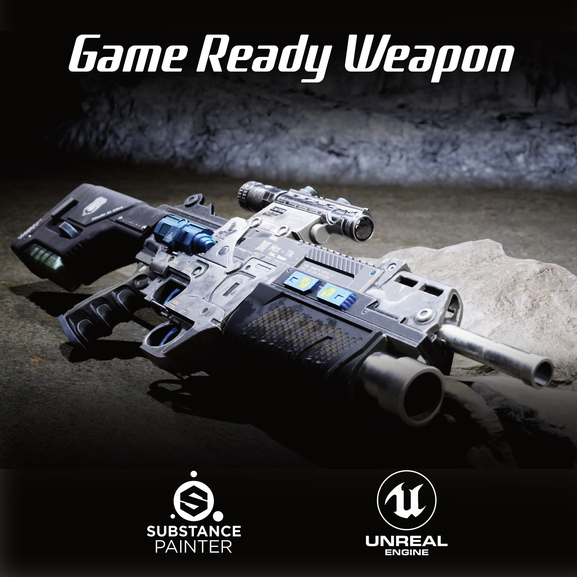 ArtStation - Game Ready Weapon Texturing