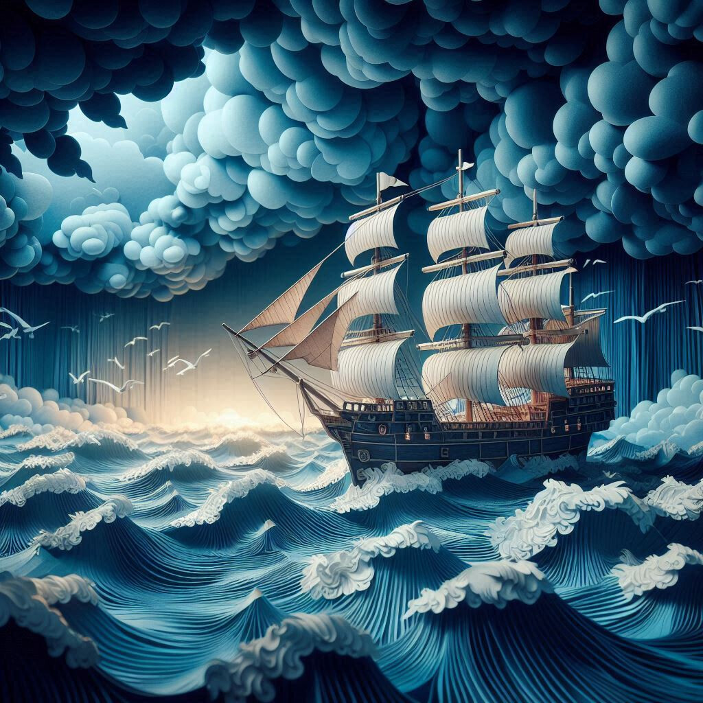 ArtStation - Paper Storm