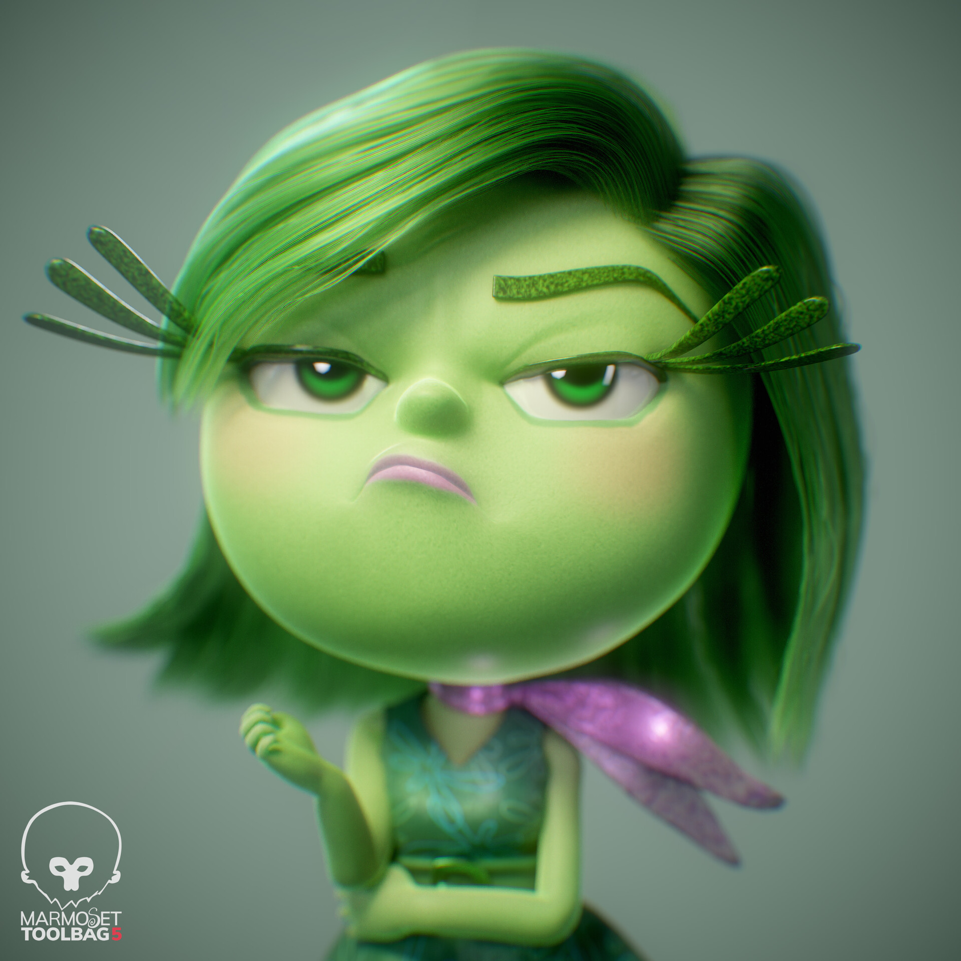 ArtStation - Disgust: Inside Out | Character Art