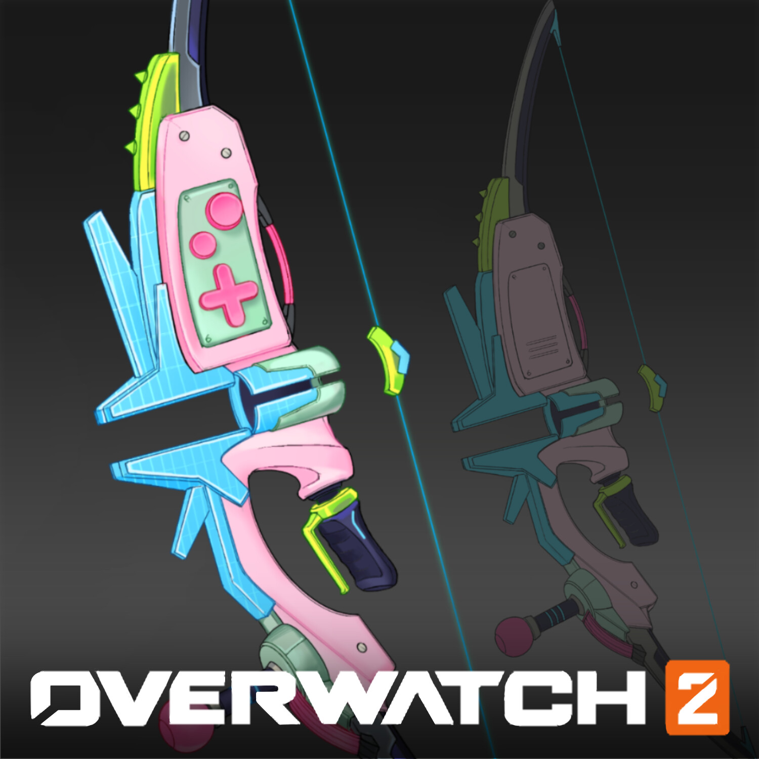 ArtStation - Arcade Hanzo weapon concept