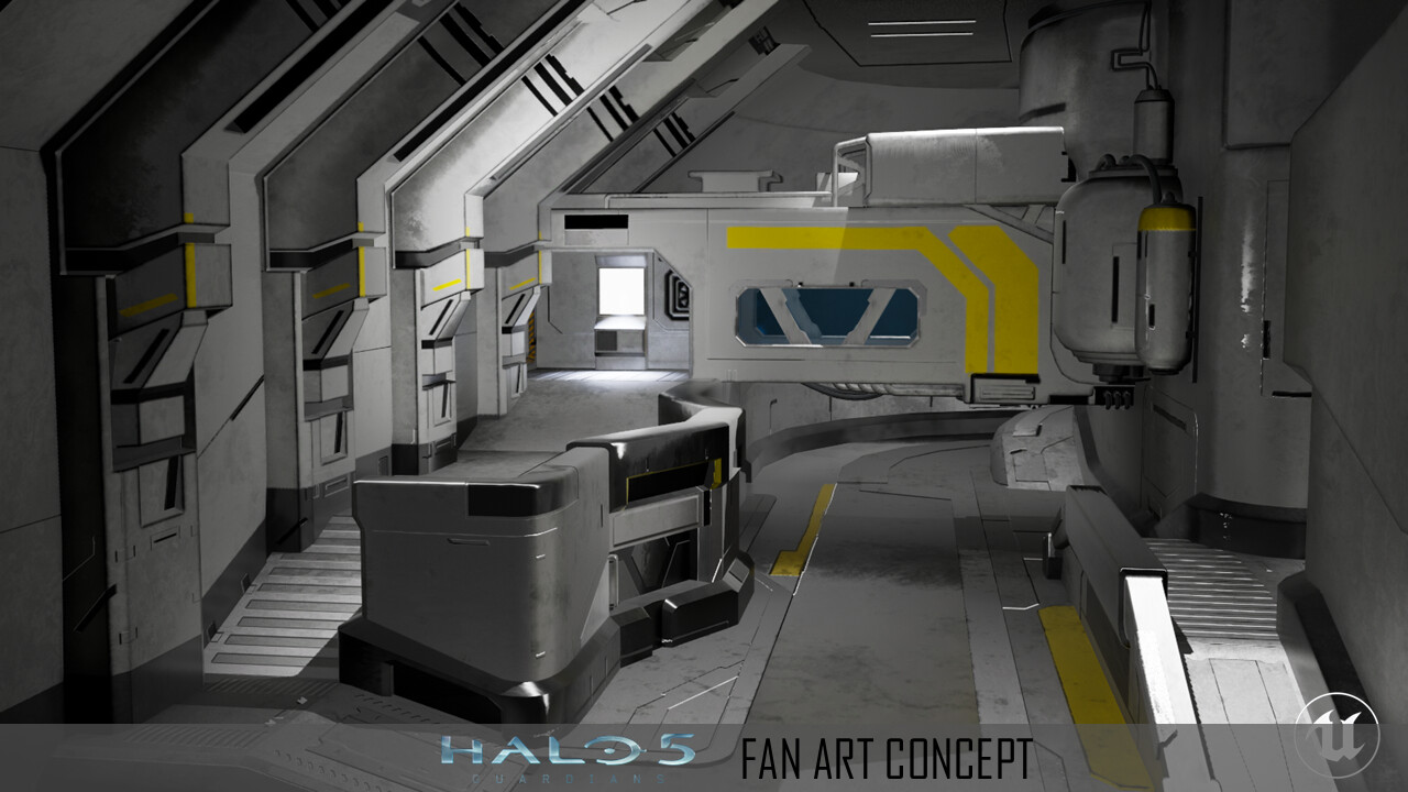 ArtStation - Scene || Halo 5 Fan Art