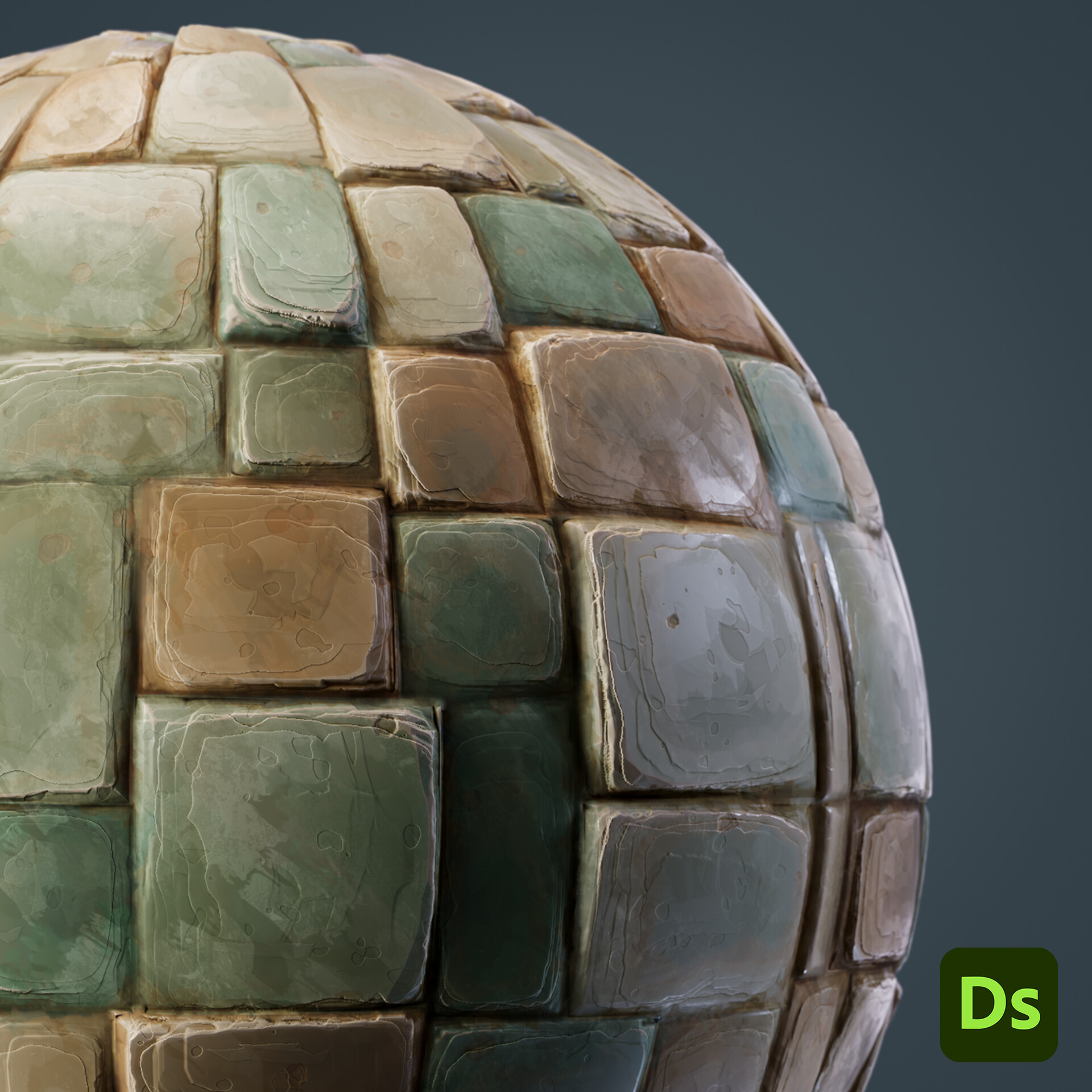 ArtStation - Stylized Cut Stones