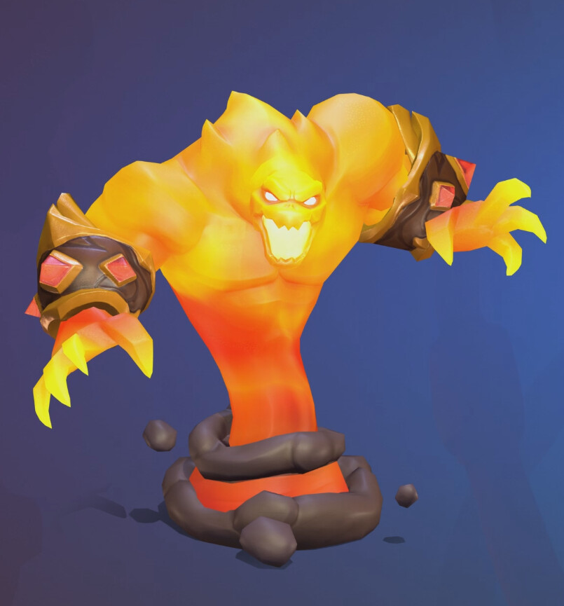 ArtStation - Fire Elemental - Warcraft Rumble