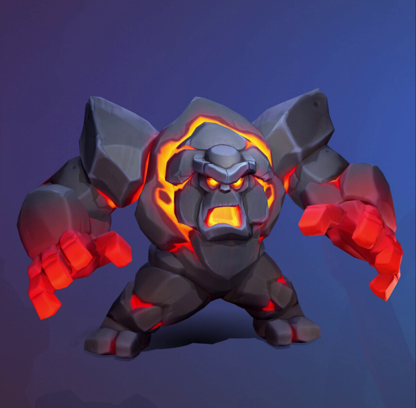 ArtStation - Molten Giant - Warcraft Rumble