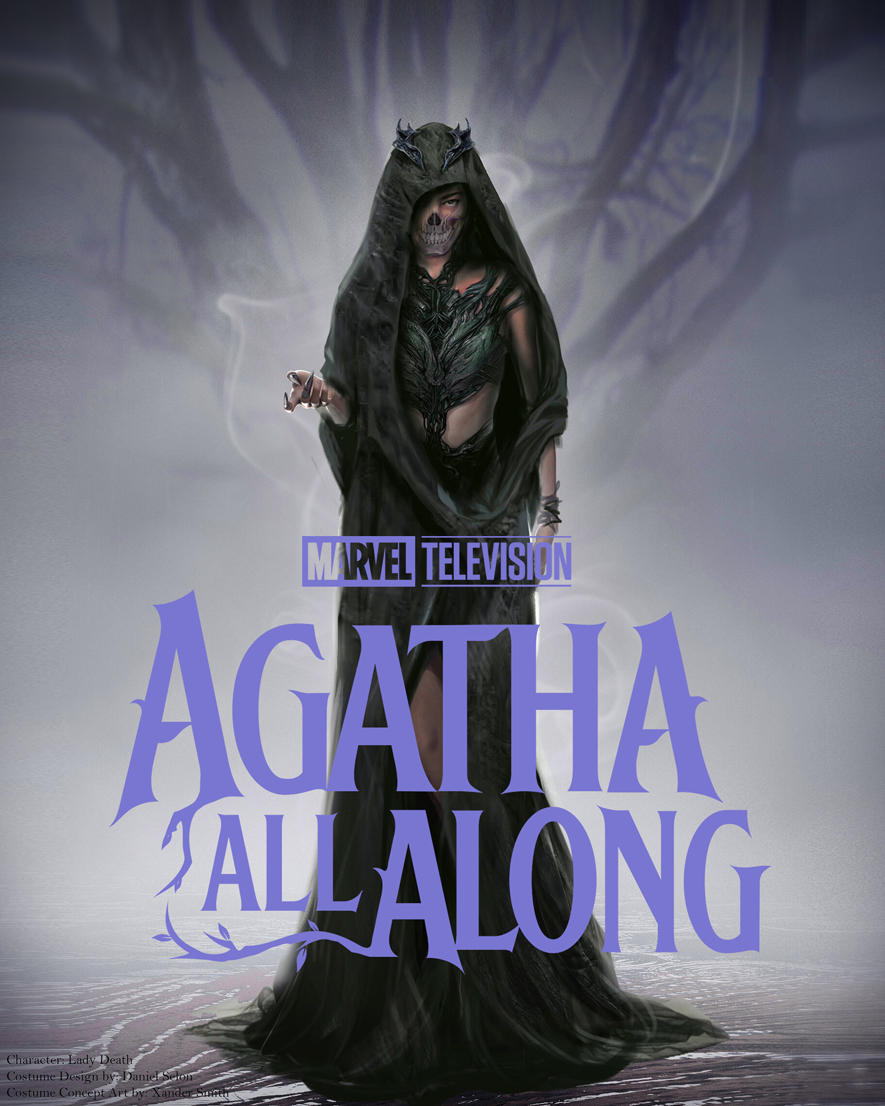 ArtStation - Agatha All Along - 'Lady Death' Costume Concept Art