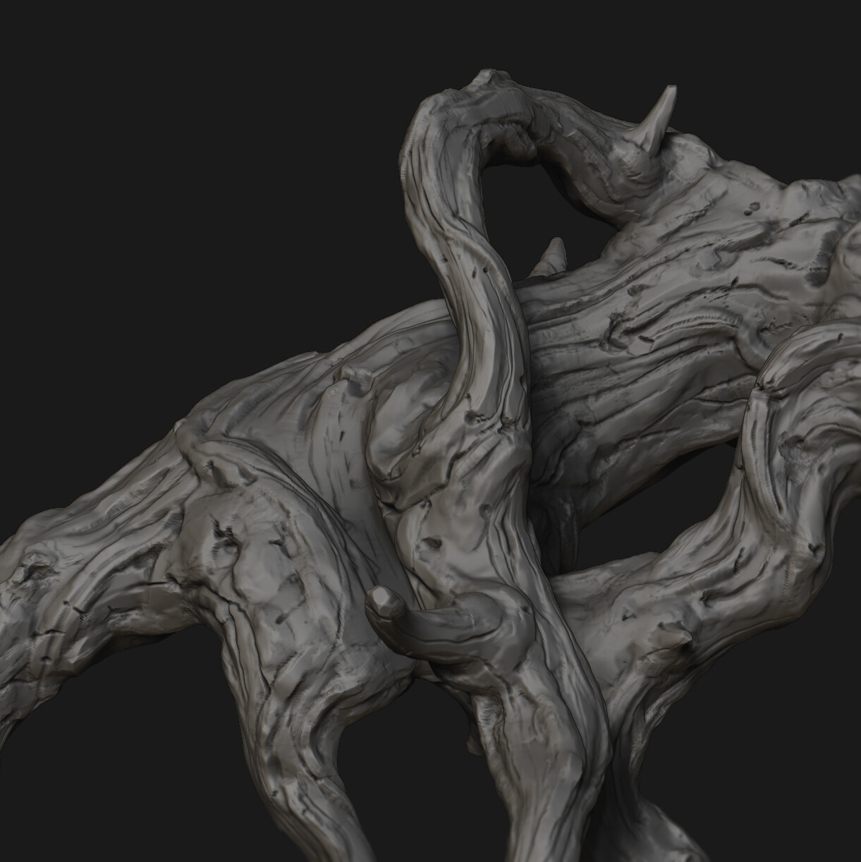 ArtStation - Stylized Roots - sculpt