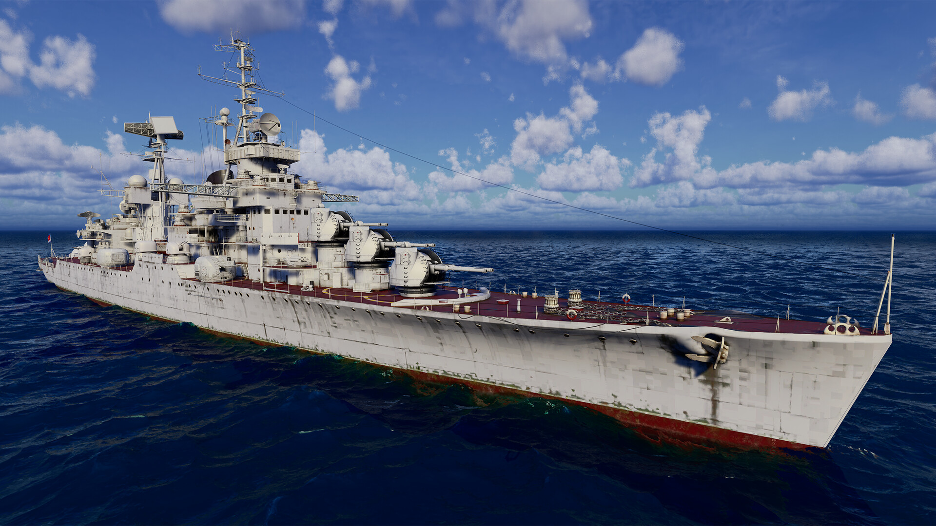 ArtStation - Chinese PLAN Pr.68 bis Cruiser Modernization