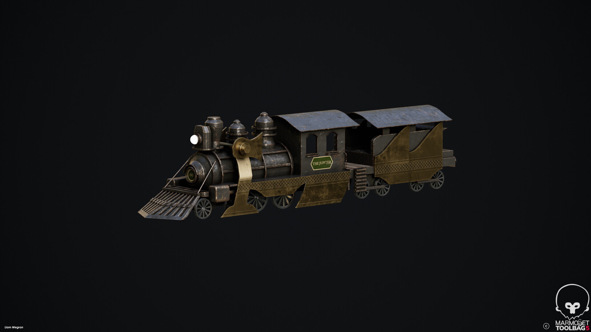 ArtStation - Steampunk Steam Train