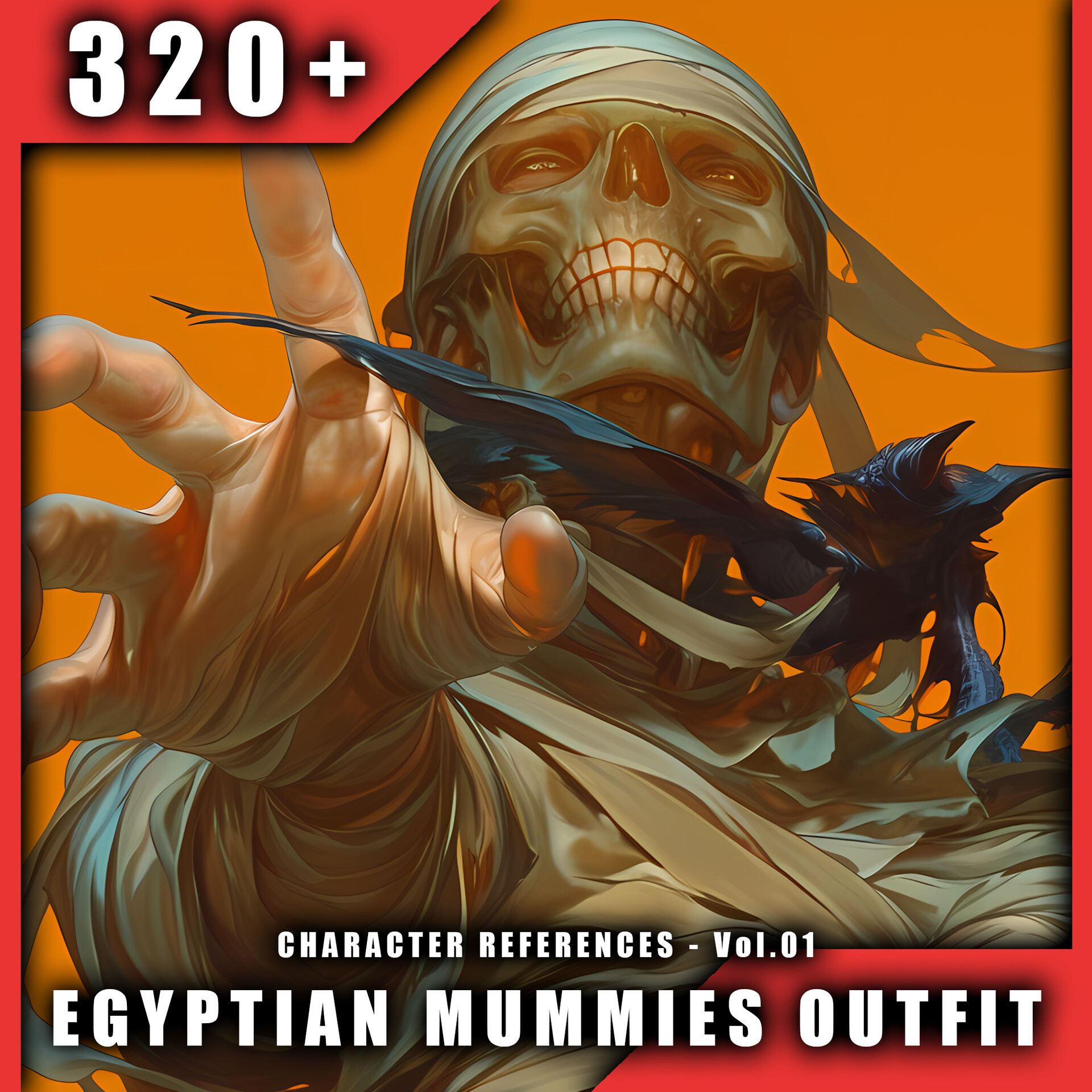 ArtStation - 320+ Egyptian Mummies Outfit - Character References Vol.01
